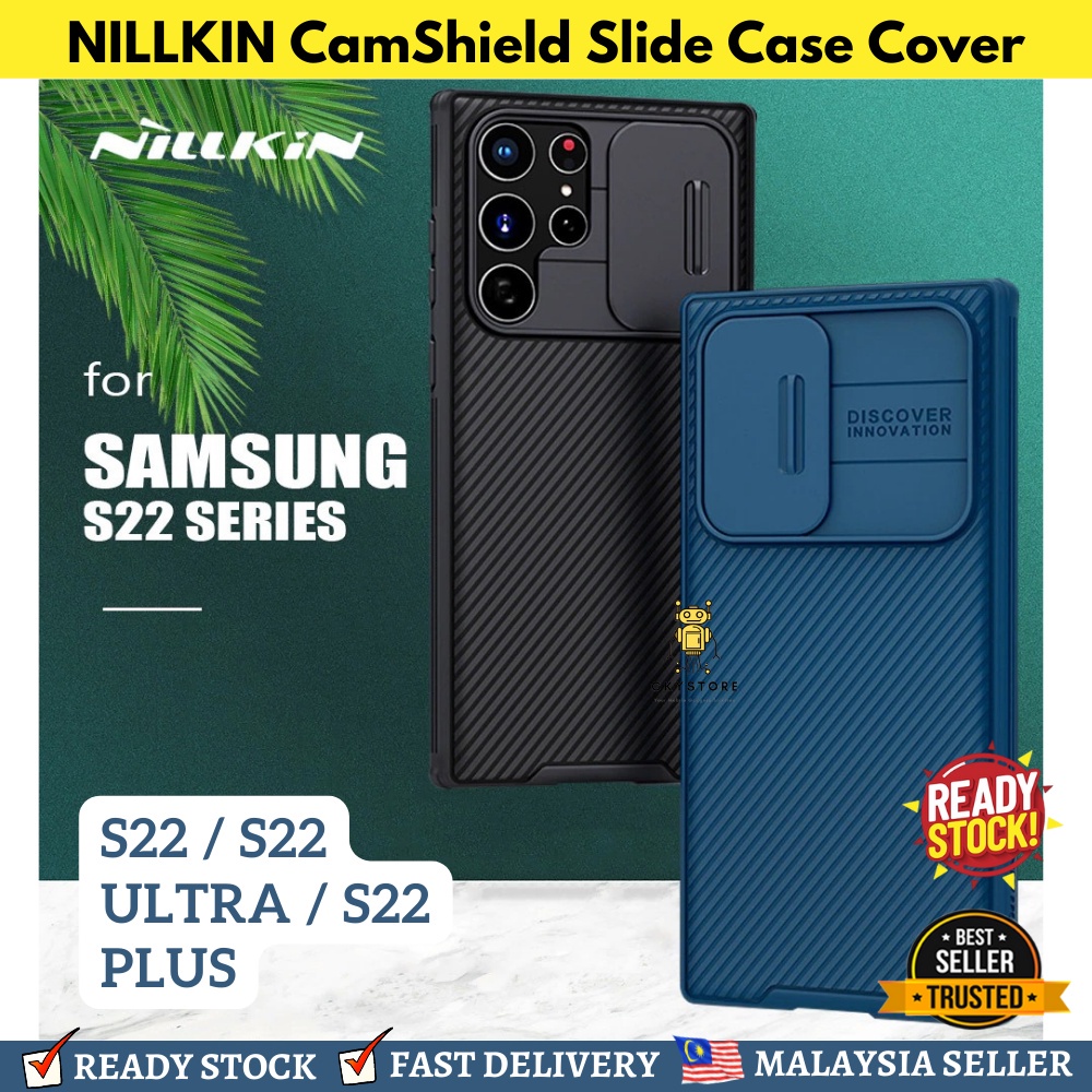 Samsung Galaxy S21 FE / S22 / S22 Ultra/ S22 Plus NILLKIN CamShield Slide Camera Lens Protection ...
