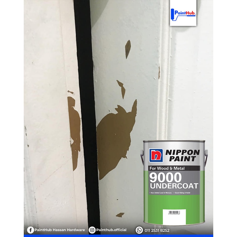 CAT ALAS KAYU / CAT PINTU / CAT WARNA PUTIH // Nippon Paint Undercoat ...