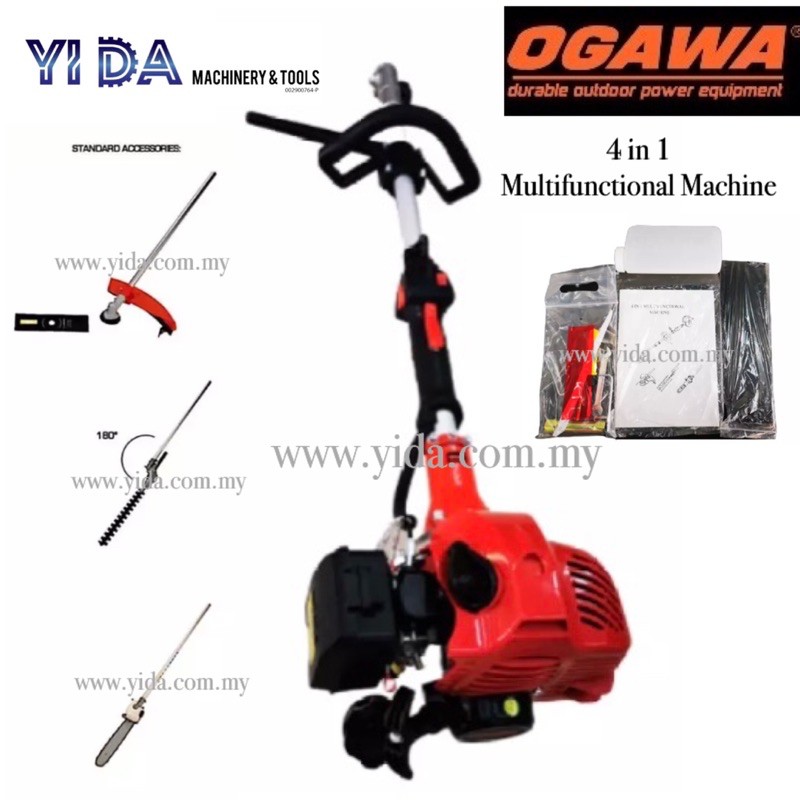 OGAWA Garden Multitools System (4-in-1 : Brush Cutter Mesin Rumput in ...