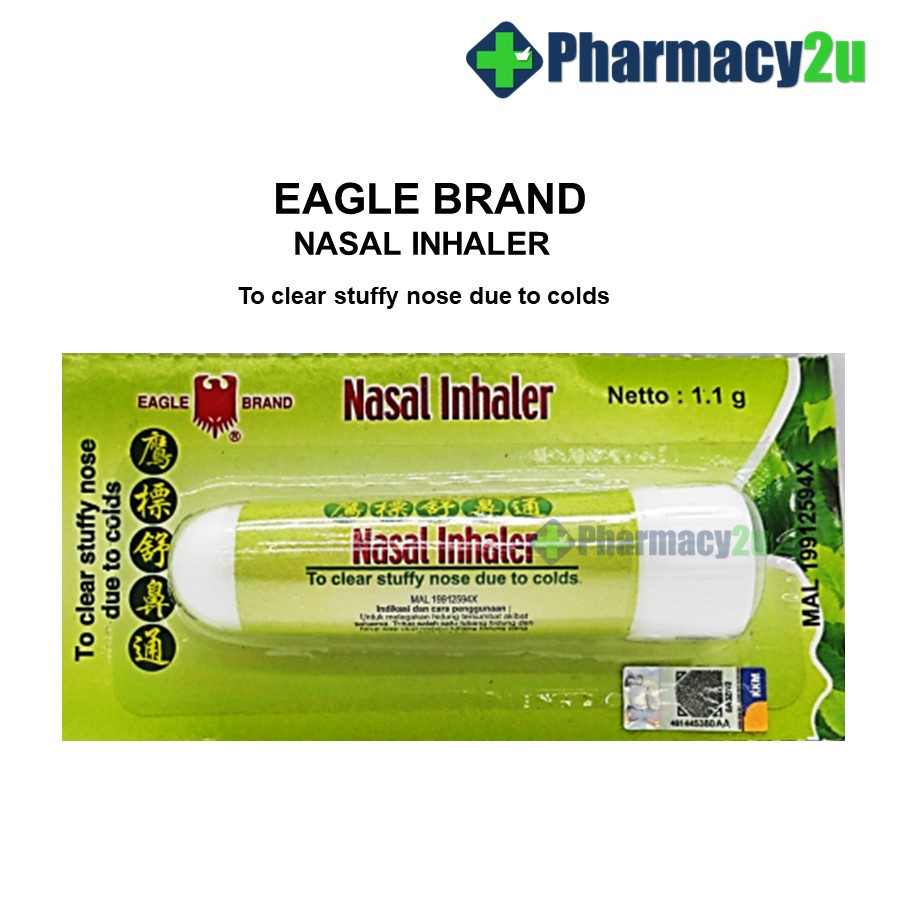 EAGLE BRAND NASAL INHALER FOR BLOCKED NOSE 1.1G | Shopee Malaysia