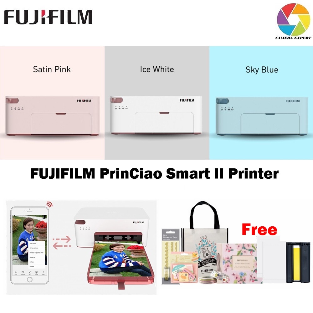 Fujifilm Princiao Smart II Photo Printer Instant Wireless Printer ...
