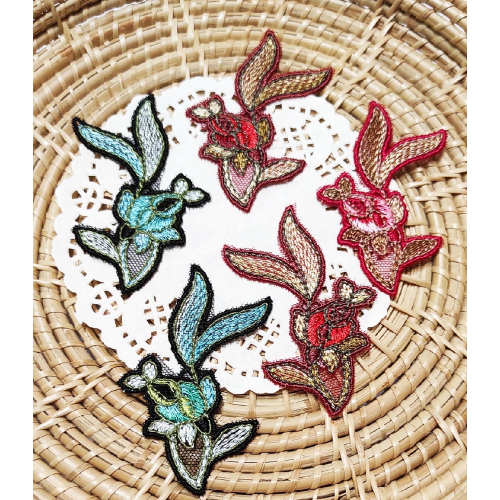 4.5CMX7CM Floral Design Embroidery Lace Border Lace Flower Sewing ...