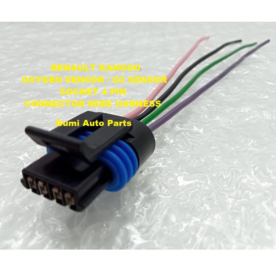 Renault Kangoo O2 Sensor Connector Wire Harness 4 Pin Proton Kangoo ...