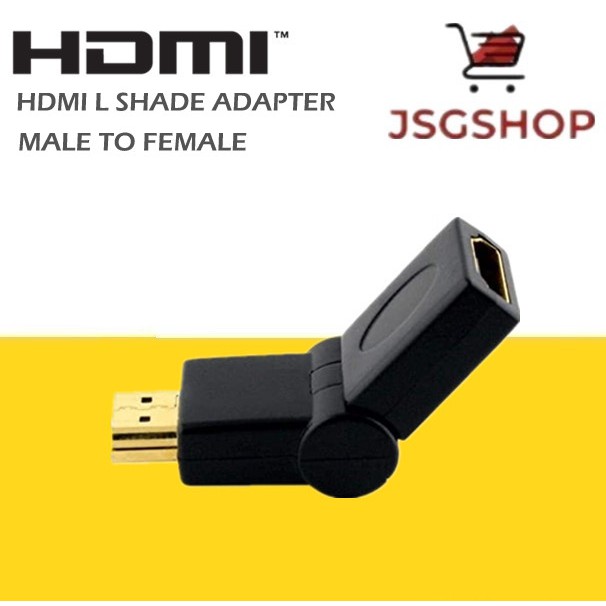 HDMI L SHAPE ADAPTER MALE TO FEMALE | Shopee Malaysia