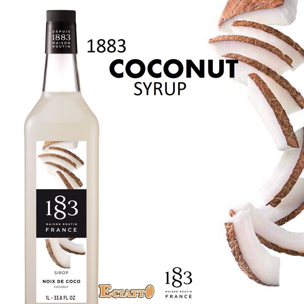 1883 MAISON ROUTIN 1883 Coconut Syrup For Coffee Halal Coconut Syrup ...