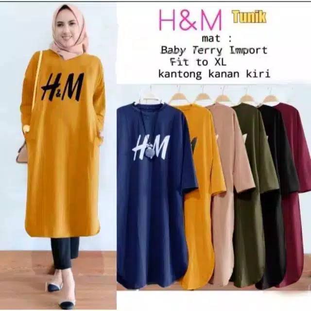 Mama Hm Tunic (Baby Terry) | Shopee Malaysia