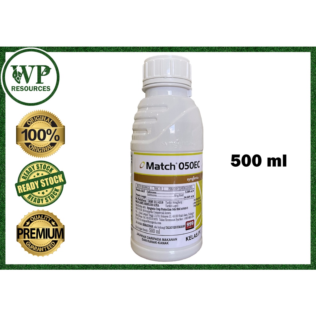 500ML Match 050 EC Syngenta Lufenuron 5.36% Racun Serangga Telur Ulat ...