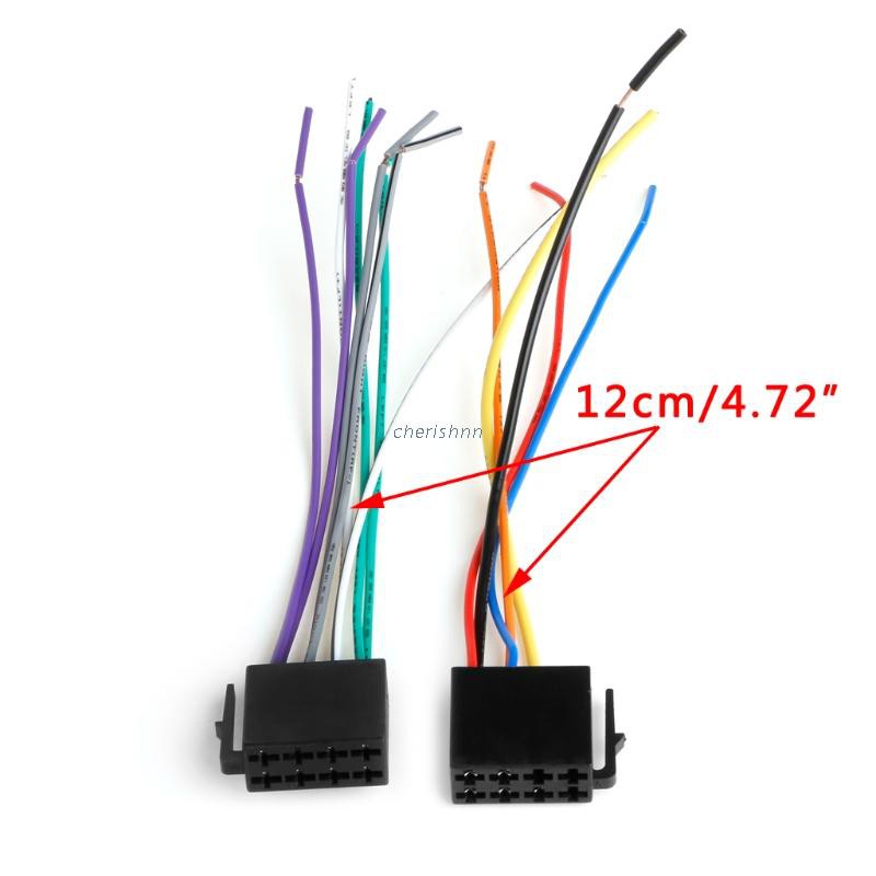 Chin Universal Female ISO Wiring Harness Car Radio Adaptor Connector ...