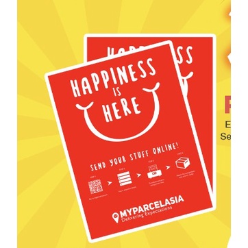 Myparcel Asia Courier Parcel Flyer Bag Size XL (50s) | Shopee Malaysia