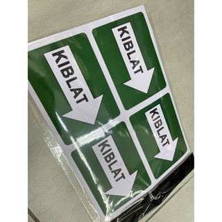 Stiker Arah Kiblat / Surau - Qiblat Sticker Kiblat Arrow Sign | Shopee ...