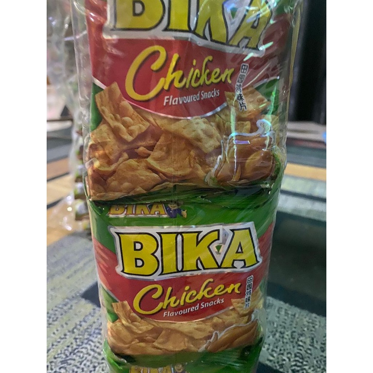 Bika Chicken Flavour 12gm x 10 (Keropok Bika Perisa Ayam) | Shopee Malaysia