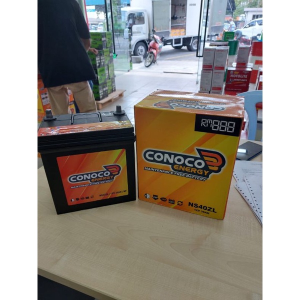Bateri Baru BRAND CONOCO MF - NS40ZL | Shopee Malaysia