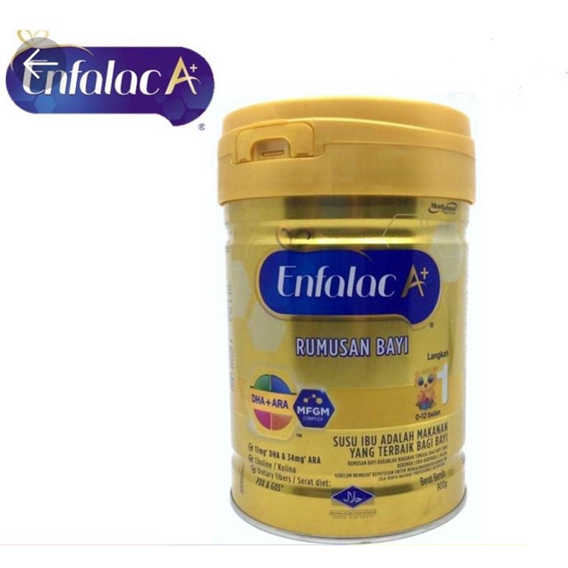 ENFALAC A+ Step 1 TIN (900 gram) 0-12 months (EXP: 2023) | Shopee Malaysia