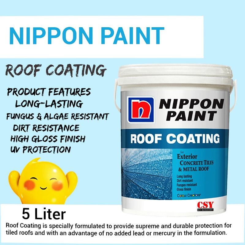 NIPPON PAINT Roof Coating 5 Liter | Shopee Malaysia