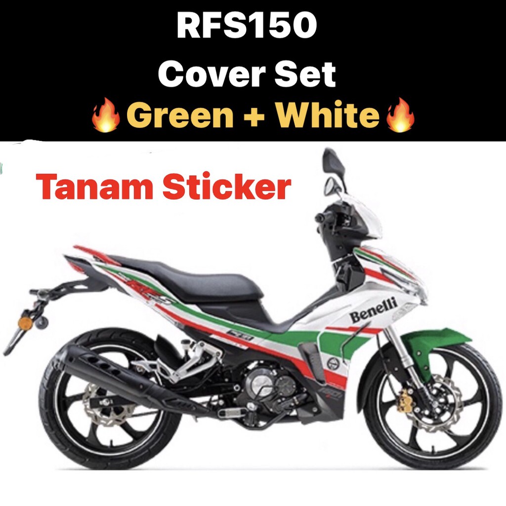 BENELLI RFS150 COVER SET ( ORIGINAL ) WITH STICKER + METER COVER ...