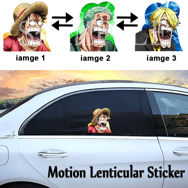 Luffy/Zoro/Sanji Anime Sticker ONE PIECE Motion Sticker Anime ...