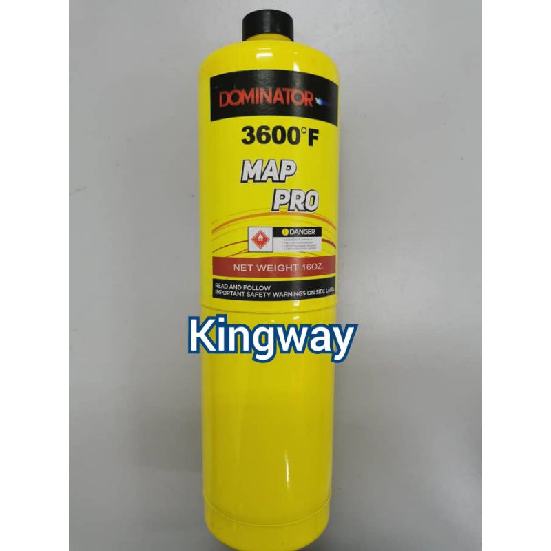 Dorminator Mapp Gas(16OZ.) 3600F High Quality Map Gas | Shopee Malaysia