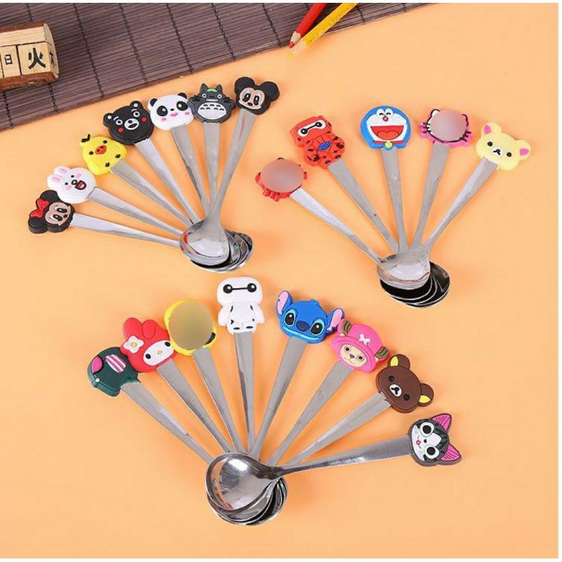 Malaysia READY STOCK Sudu Comel Cartoon Small Spoon for kids Cute ...
