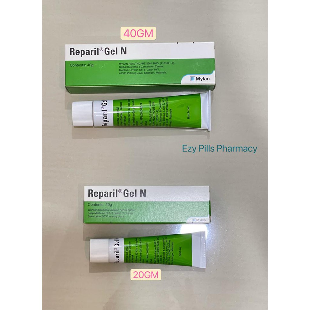 Reparil Gel N 20G/ 40G (Anti-Inflammatory & Reduce Swelling) | Shopee ...