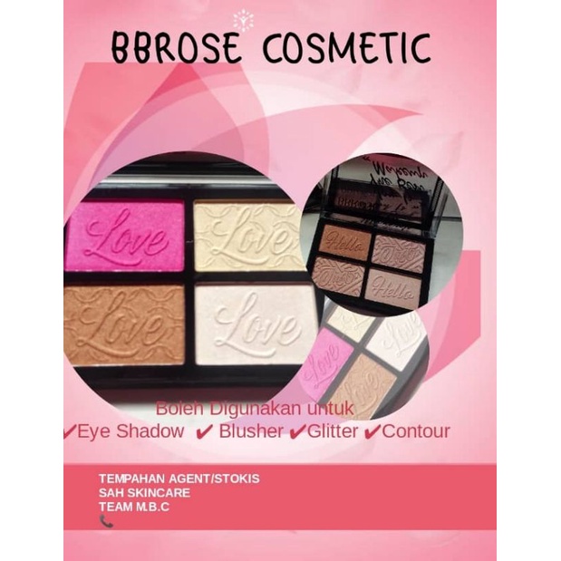 BLUSHER BBROSE COSMETIC | Shopee Malaysia