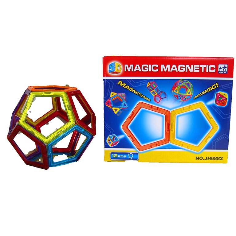 Magic Magnetic Blocks (12pcs) | Shopee Malaysia