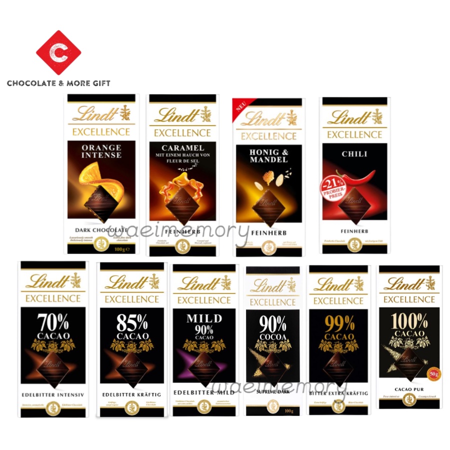 Lindt excellence Dark Chocolate | Shopee Malaysia