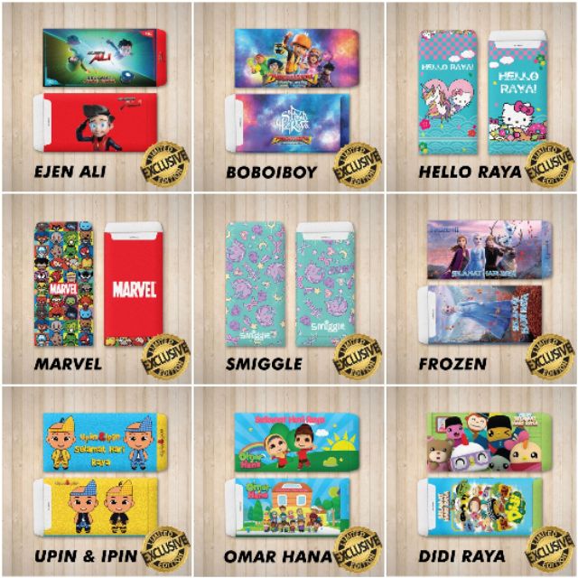SAMPUL RAYA 2021 / SAMPUL RAYA 2021 CORAK CANTIK KARTUN UPIN IPIN OMAR ...
