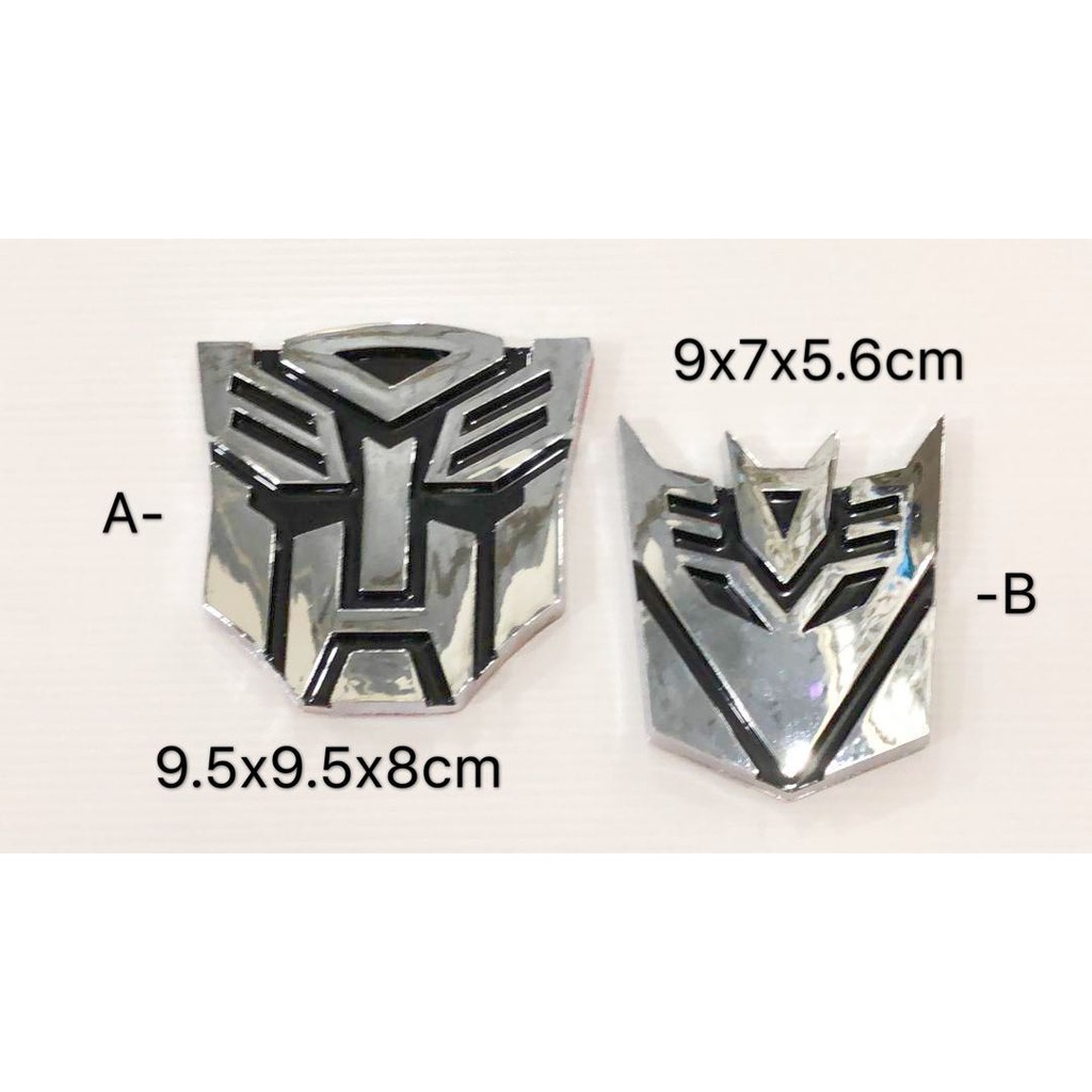 1 X Metal Autobot Transformer Deception Car Auto Emblem Sticker Decal ...