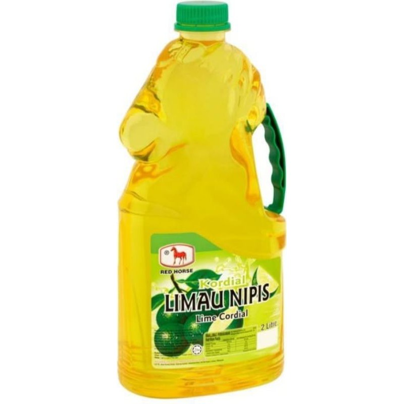 RED HORSE CORDIAL LIMAU NIPIS SYRUP 2L (2 BOTTLES) | Shopee Malaysia