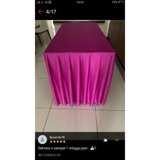Alas meja banquet dan skirting banquet | Shopee Malaysia