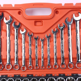 61pcs Combination Socket Wrench Ratchet Spanner Tools Box Set / Set ...