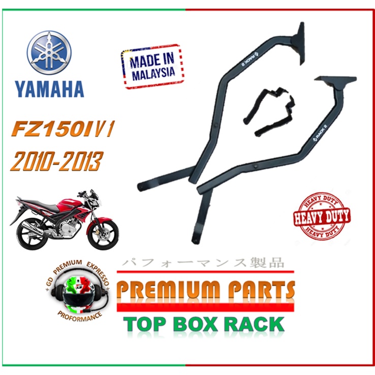 YAMAHA FZ150 I V1 V4 TOP BOX RACK MONORACK HEAVY DUTY HIGH QUALITY ...