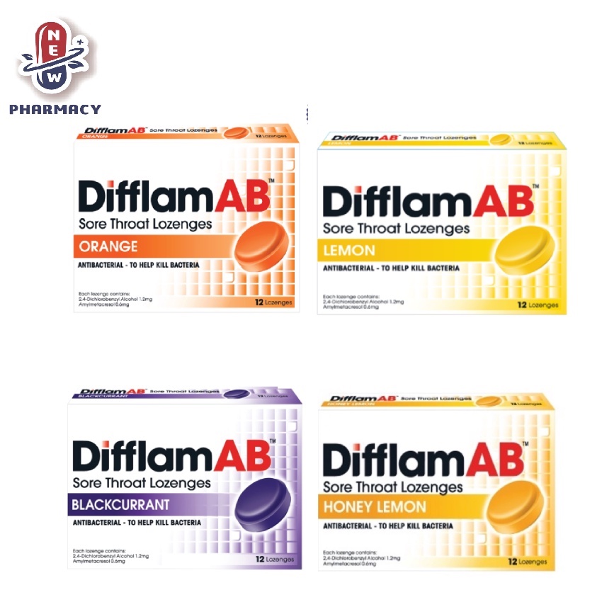 Difflam AB / Hextra Sore Throat Lozenges 12's | Shopee Malaysia