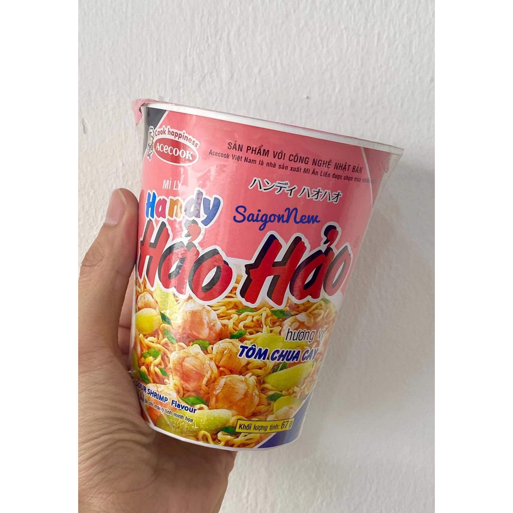 Mi Chua Cay Hao Hao Cup Instant Noodles 67g | Shopee Malaysia