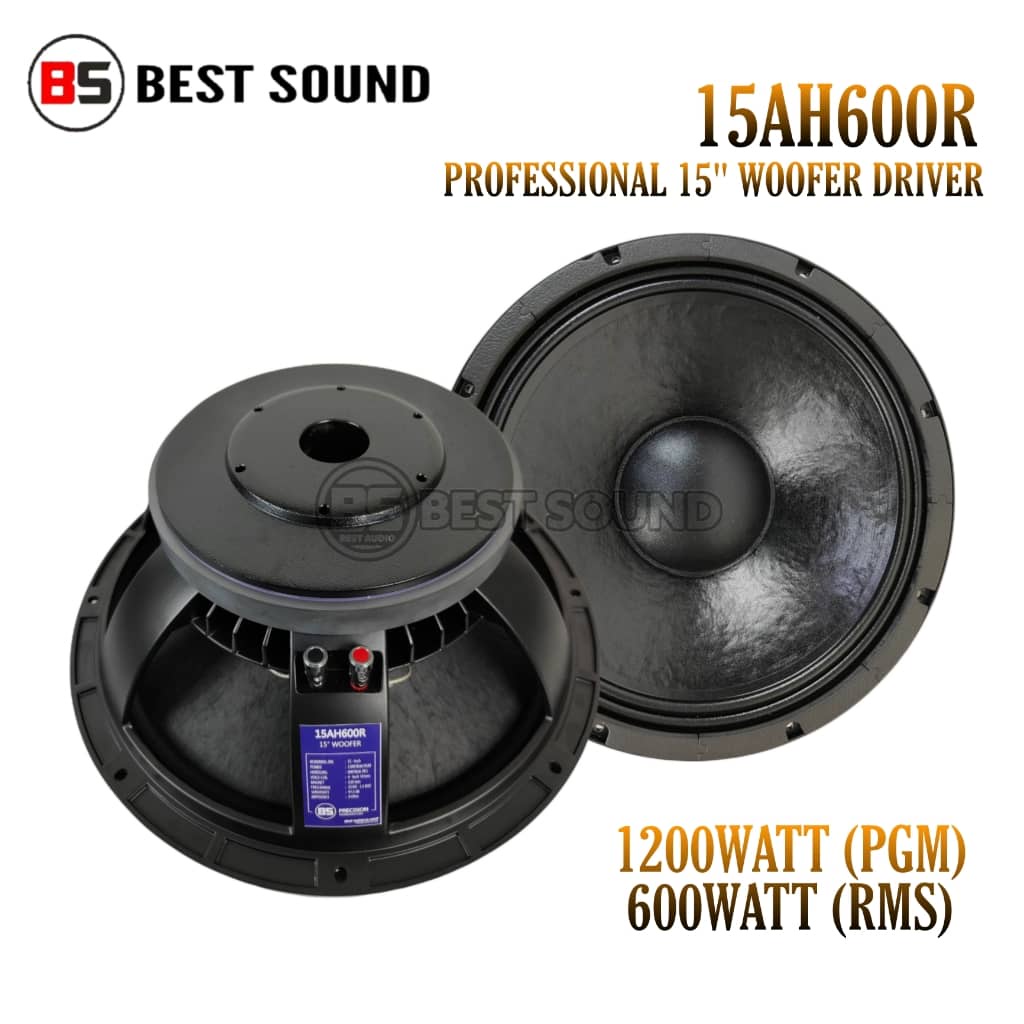 BS 15AH-600R "15 inch" RMS600watt Speaker Driver (Ready Stock) | Shopee ...