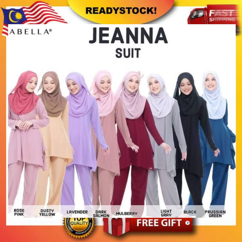 SET WARDA SABELLA | JEANNE | HUMAIRAH | CAMILLE SUIT ironless | PLAIN ...