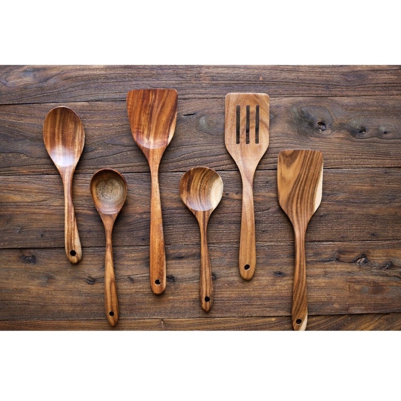 wooden Utensils (set) | Shopee Malaysia