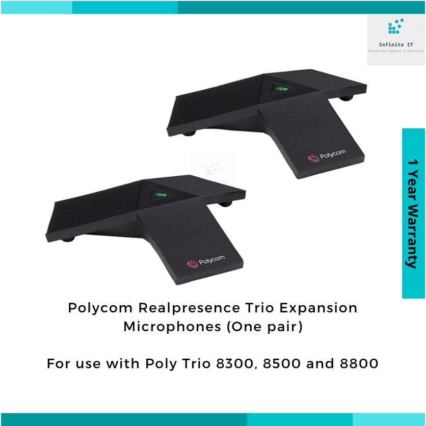 Polycom RealPresence Trio Expansion Microphones for use with Poly Trio ...