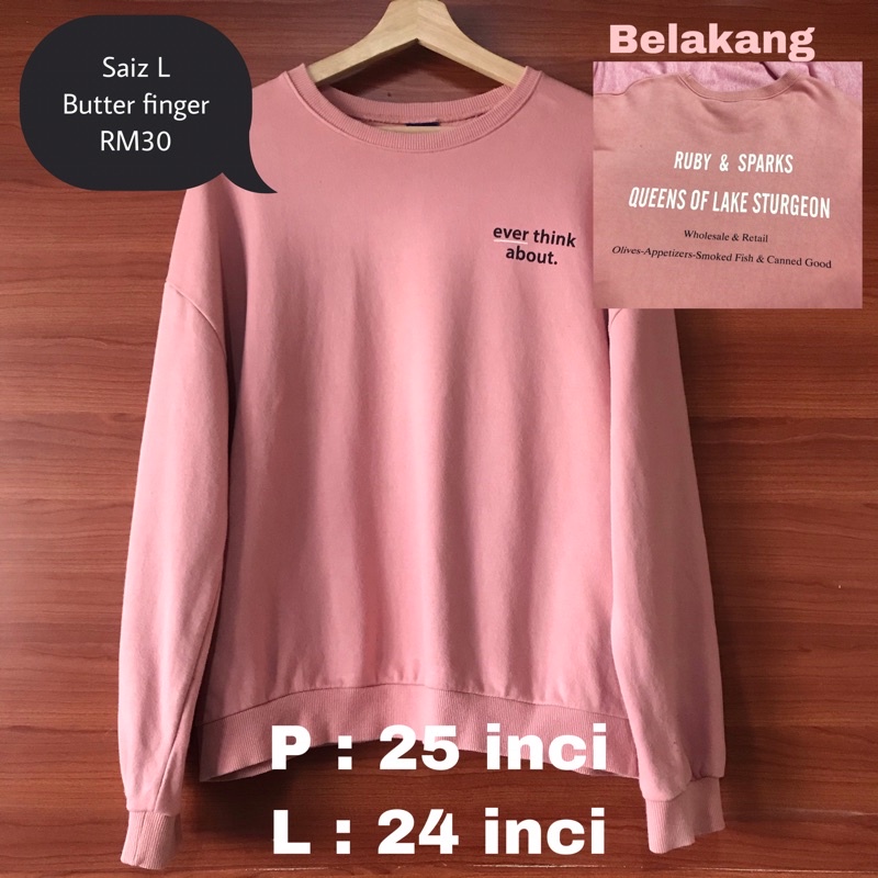 SWEATSHIRT GRED A (BOOKED) | Shopee Malaysia