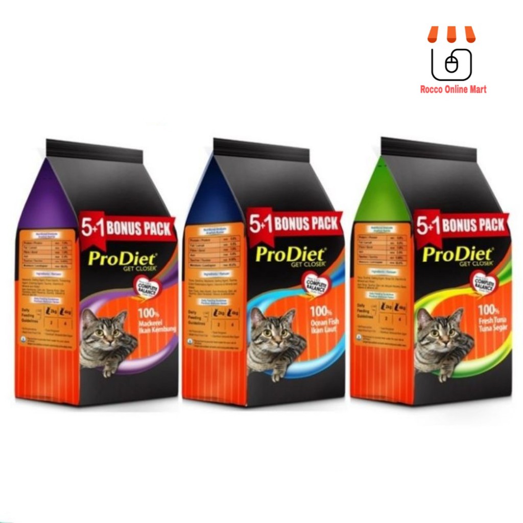 PRODIET 85G (5+1) PROMO PACK (OCEAN FISH / TUNA / MACKERAL) | Shopee ...