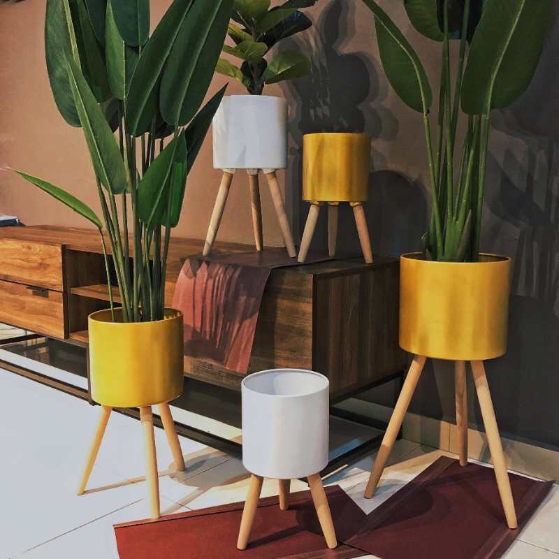 🔥Ready Stock🔥Pasu besi bunga pokok kaki yg tinggi🔥Flower Tree Pot🔥Pasu ...