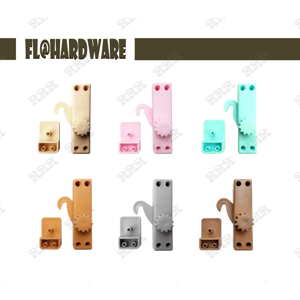 PVC Hook Lock for PVC Sliding Slide Washroom Toilet Bathroom Door Lock ...