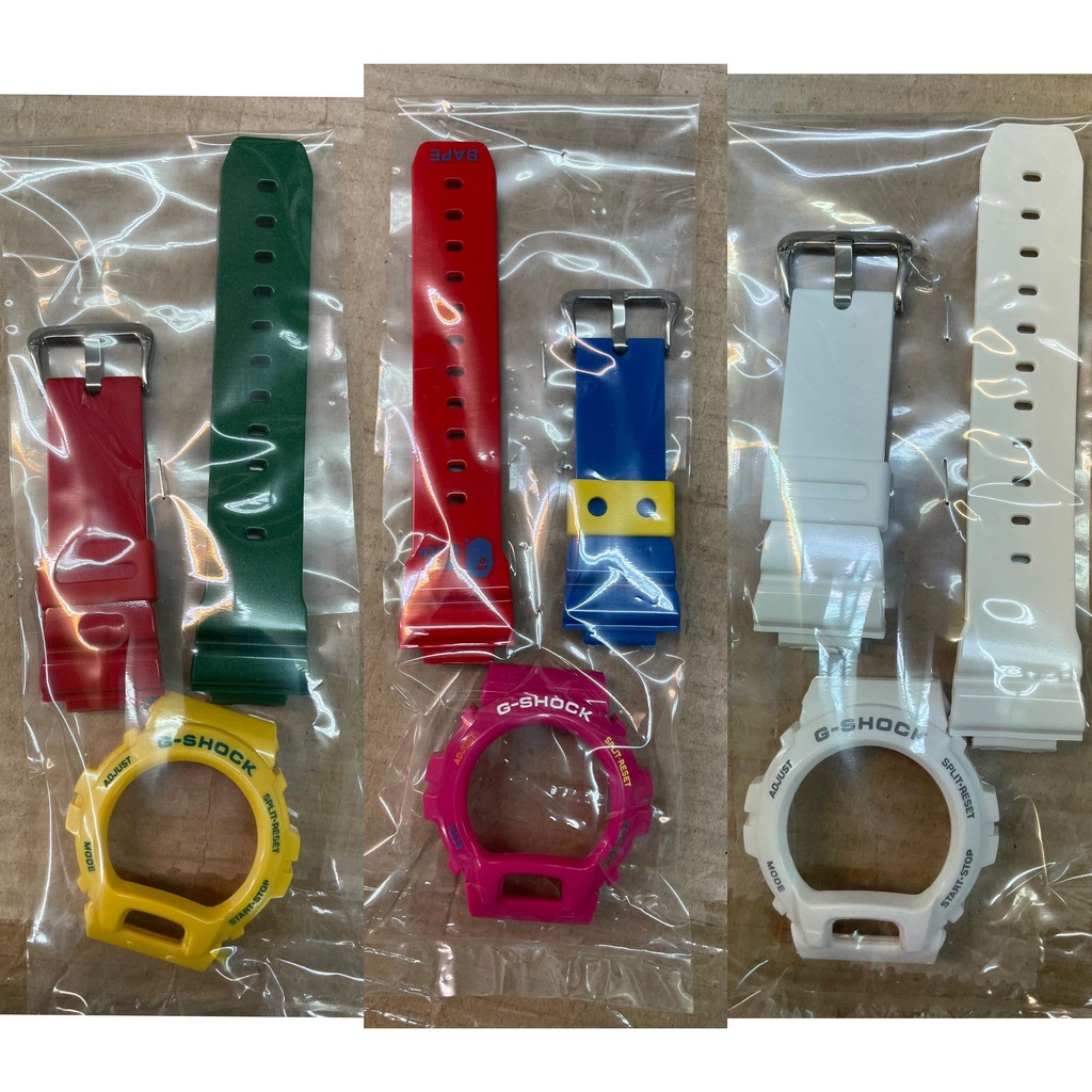 G Shock BNB DW6900 Rasta/Bape/White & BNB DW 5600 Petak | Shopee Malaysia