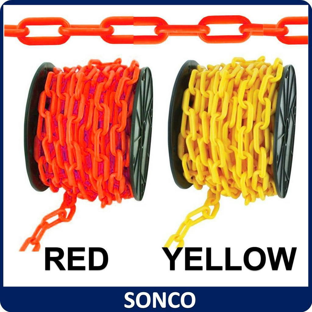 PVC Plastic Chain 6MM 25M PVC Chain Plastic Chain 6mm Width for Safety ...