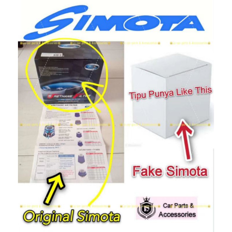 Simota Urethane 360 Original Open Pod Air Filter Cleanable Washable ...