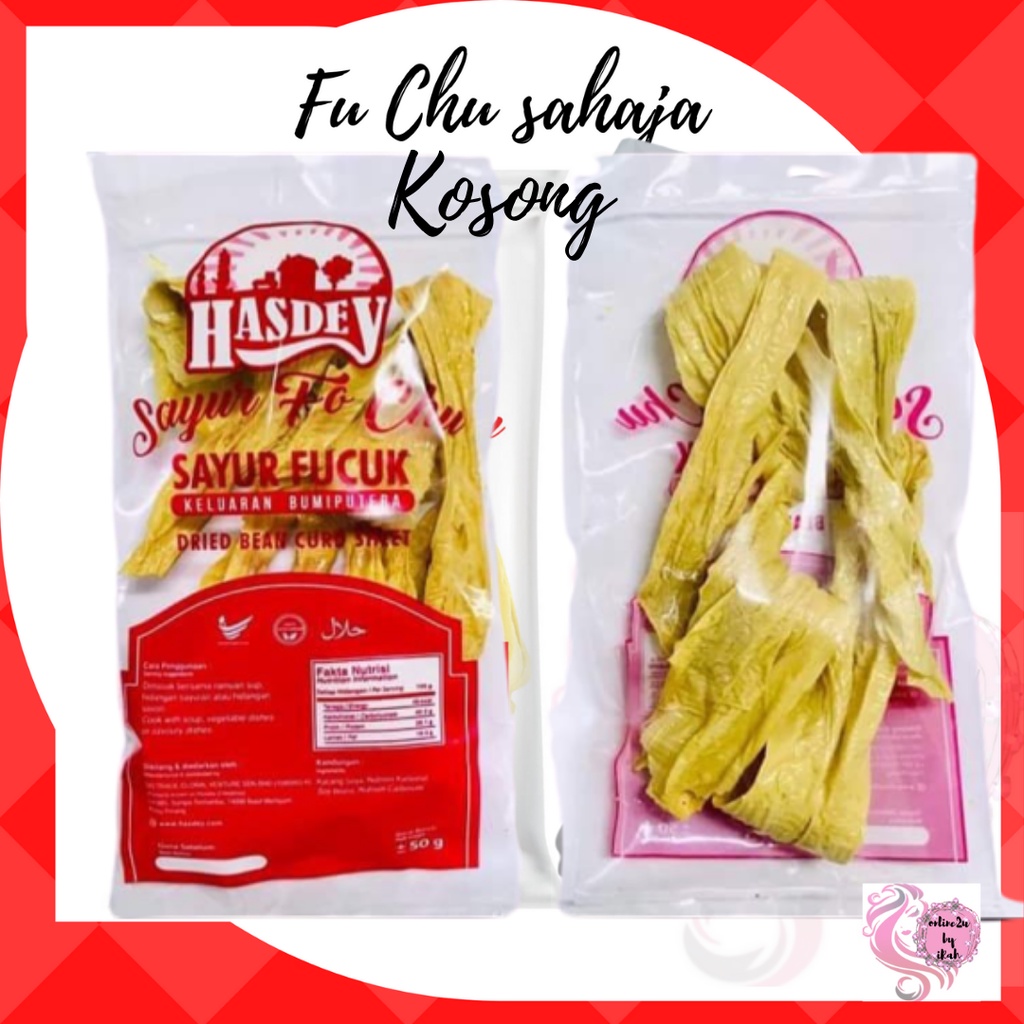 Sayur Fucuk Kosong Hasdey- Fucuk Sahaja- Fucuk Kering- Tauhu Kering ...