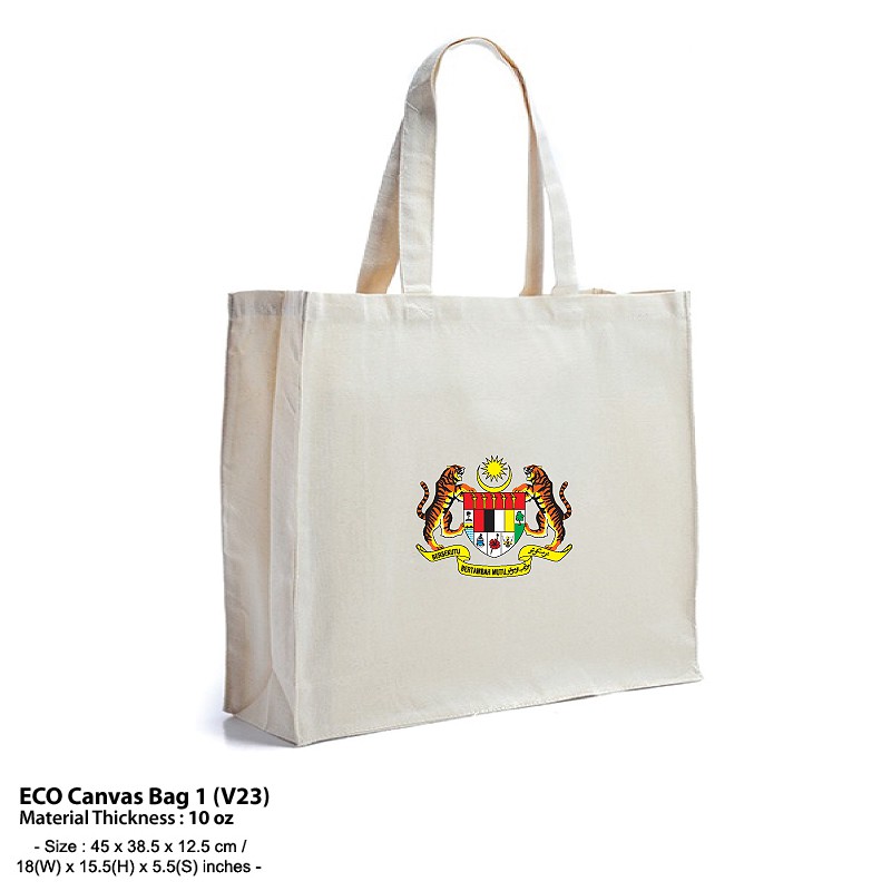 Canvas Bag ( With Personalize or Print Logo ) | Shopee Malaysia