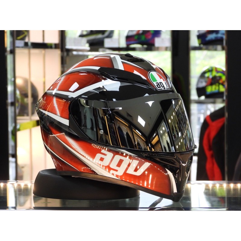 AGV K5S Tempest Red (Iridium Visor Sold Separately) | Shopee Malaysia