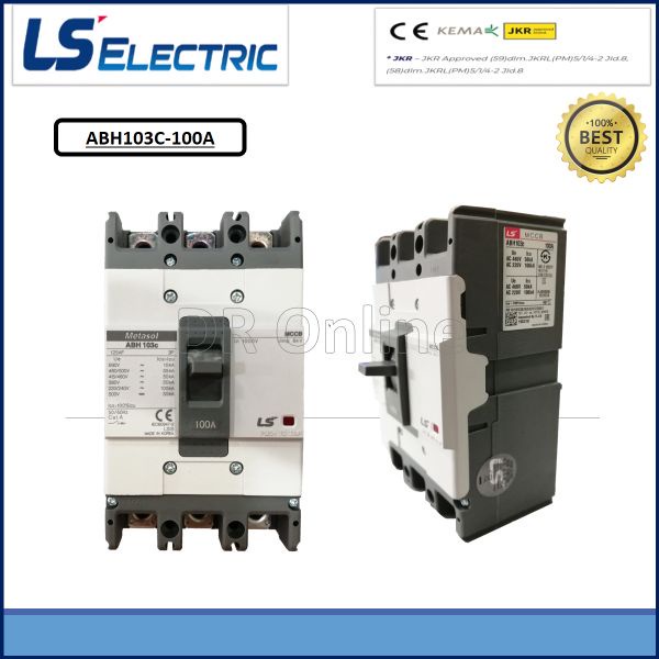 LS MCCB 3POLE MOLDED CASE CIRCUIT BREAKER MCCB, 3 POLE 50KA 100A ...