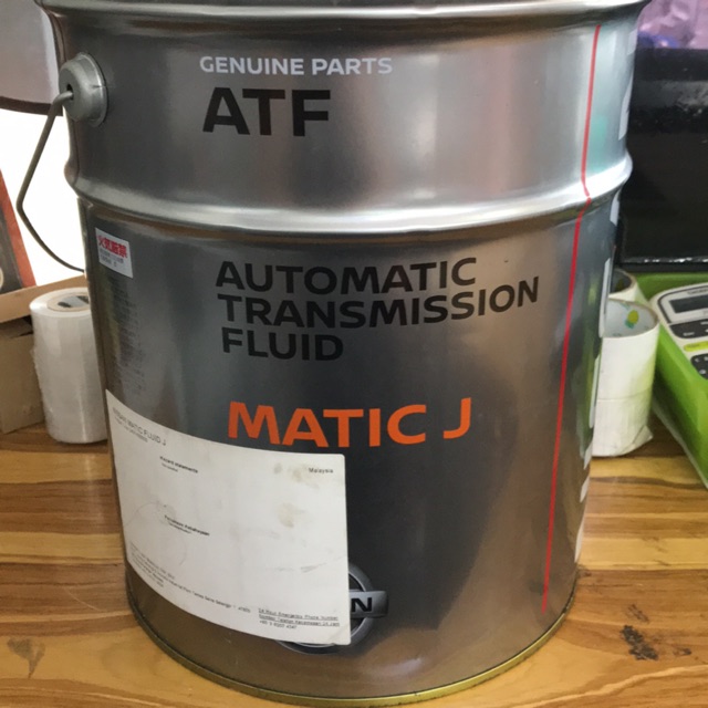 ORIGINAL NISSAN MATIC J AUTOMATIC TRANMISSION FLUID 20 LITERS | Shopee ...